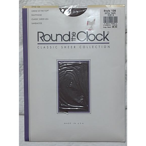 Round the Clock | Accessories | Vintage Round The Clock Classic Sheer ...